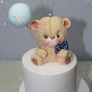 Teddy Bear Fondant,teddy Bear Cake Figures,boy Bear Cake Topper,bears ...