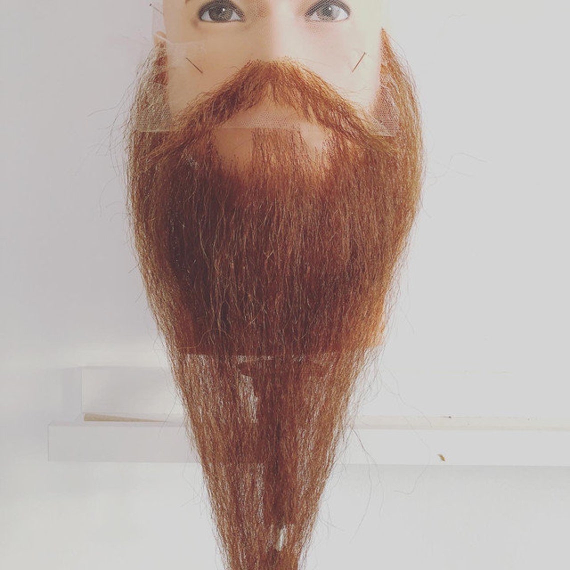 Quality Copper Long Straight Beard and Moustache for Film and Theater ...