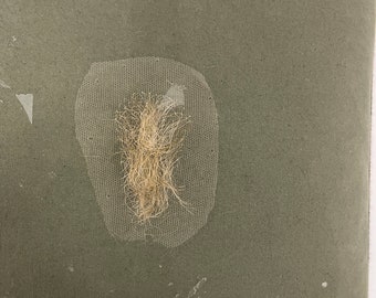 Professional Quality Fine Lace Mousy Brown / Blonde Human Hair Pubic ...