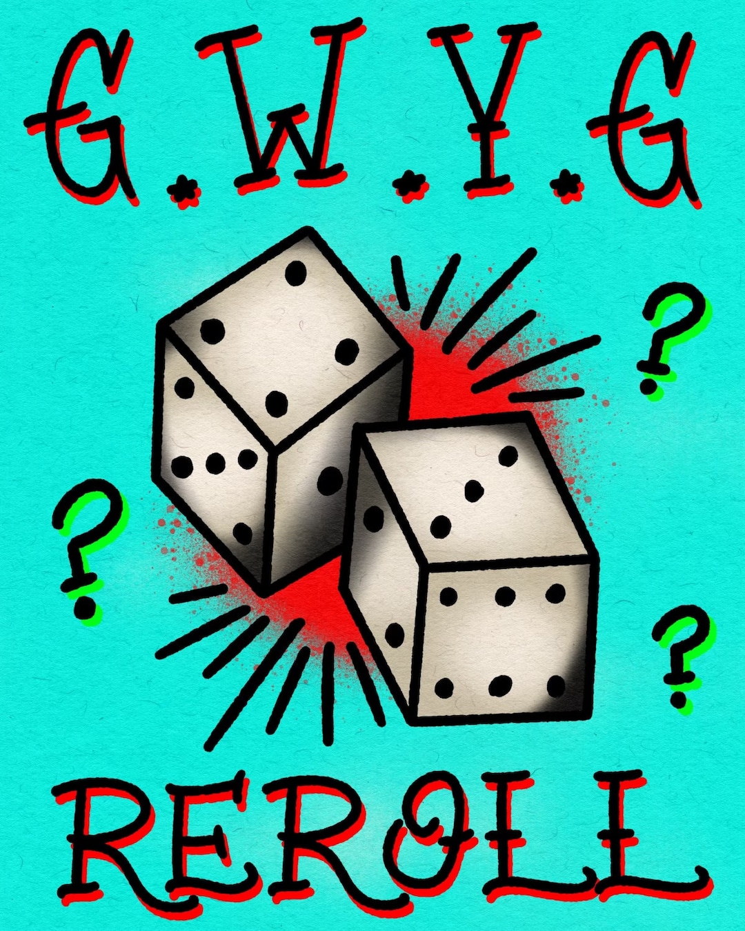 Random Digital Drawing - Reroll! - Etsy