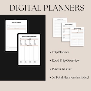Travel Planner Printable Planner Digital Holiday Planner Vacation ...