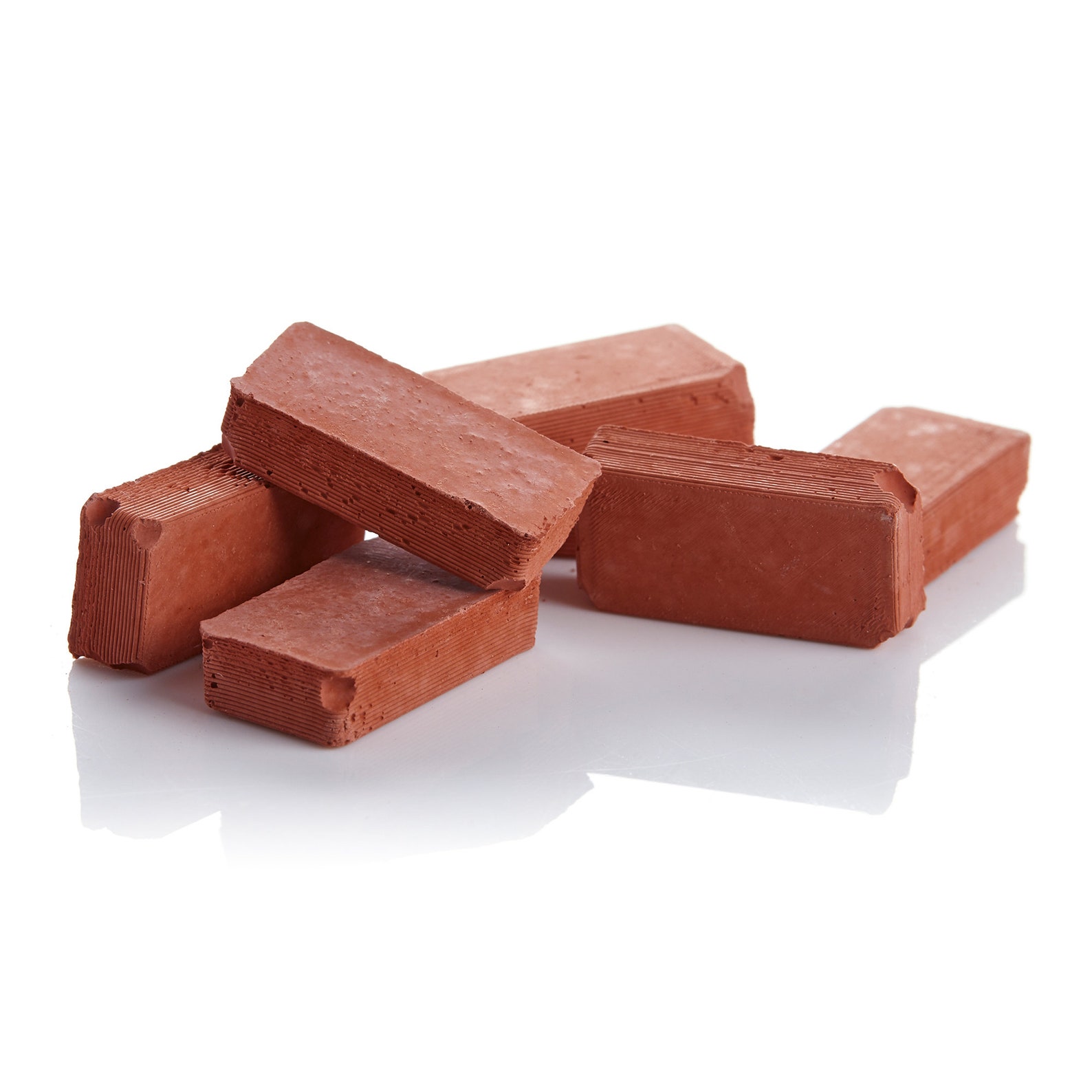 1:12 Scale Mini Red Solid Brick (50 PK) | 112 Scale Diorama Supplies ...