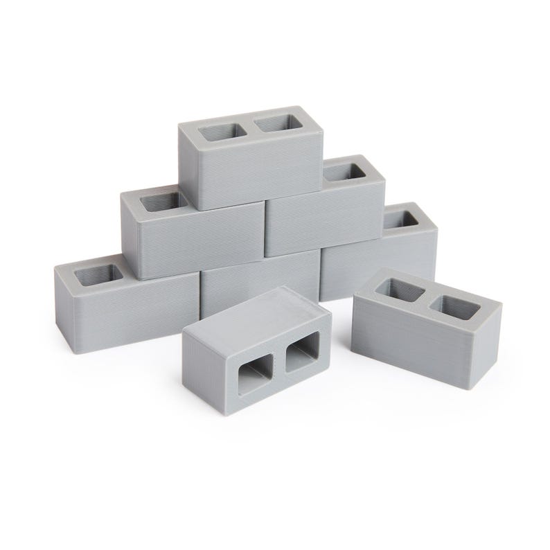 Scaled Miniature Cinder Blocks - Etsy