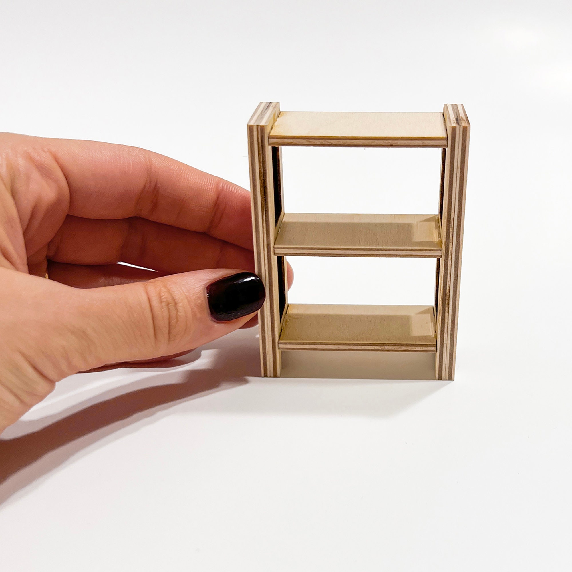 1:12 Scale Miniature Shelf Unit – FANT | Dollhouse Miniature Furniture ...
