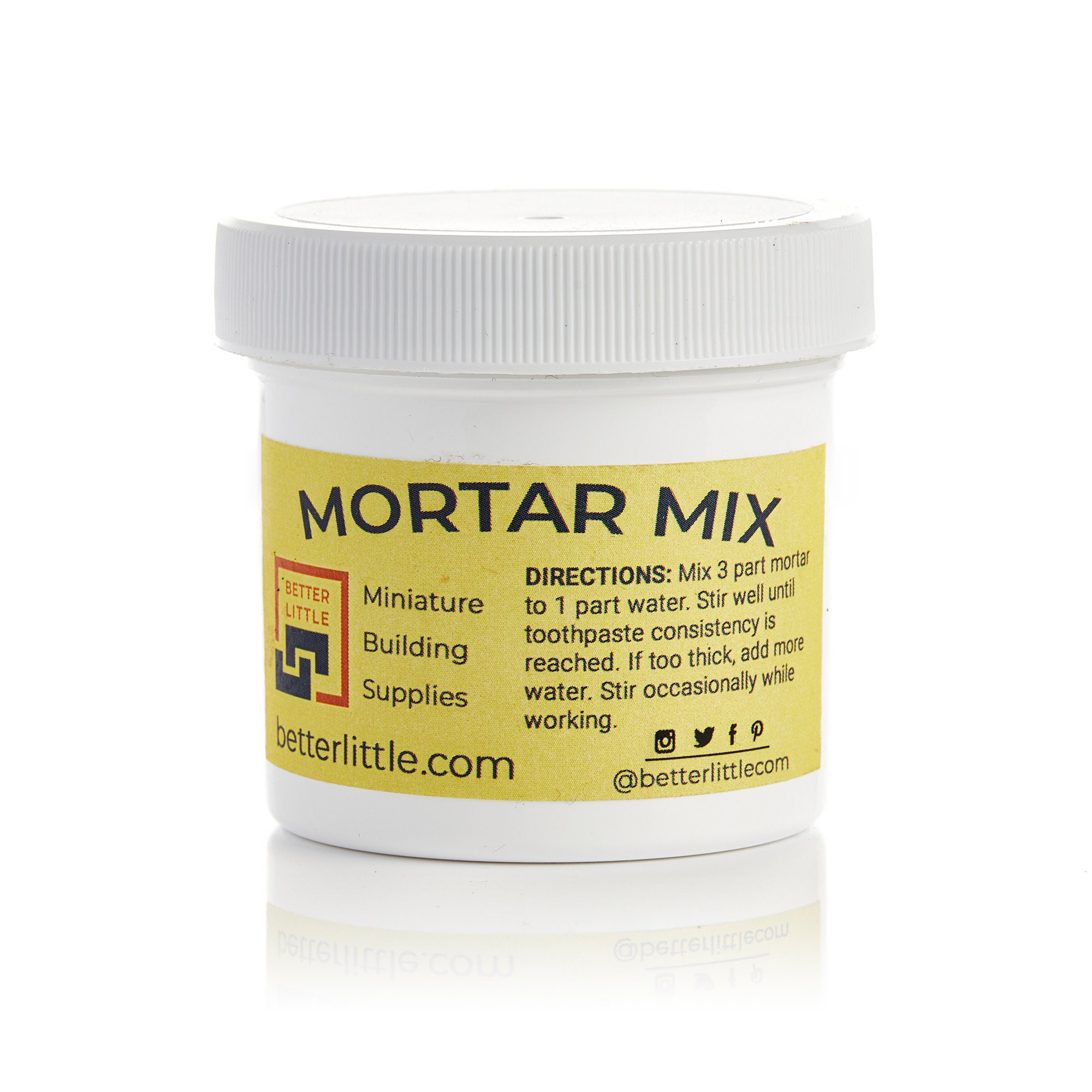 Mortar Mix (3oz) for Miniatures & Mini Trowel Set | DIY Diorama Craft ...
