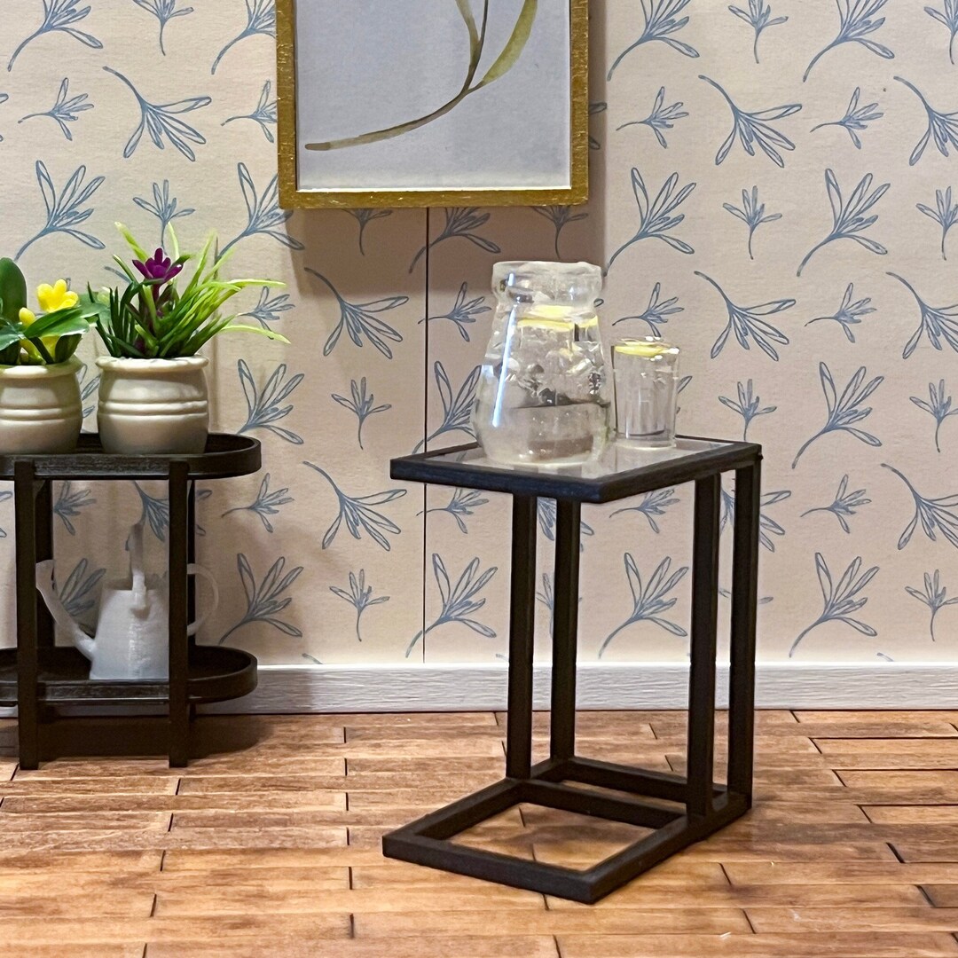 1:12 Scale Side Table PROY Dollhouse Furniture Miniature Side Table 112 ...