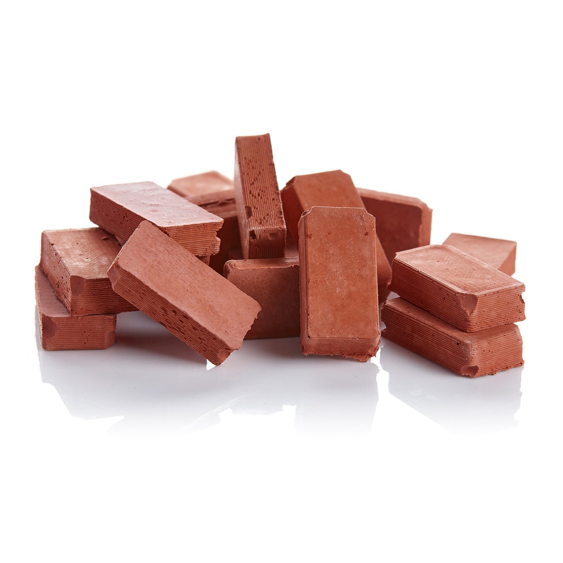 1:12 Scale Mini Red Solid Brick (50 PK) | 112 Scale Diorama Supplies ...