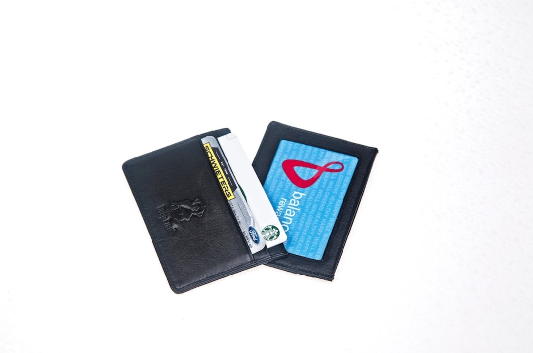 ID Card Case, Business Card Case, Leather ID Case, Father's Day Gift ...