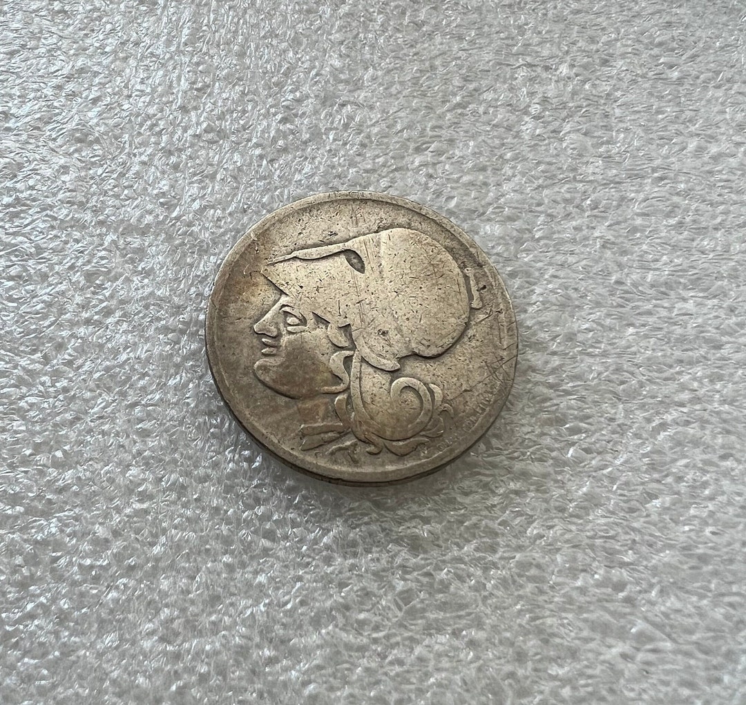 1926 Greece 1 Drachma Rare Greek Coins Greek Vintage Coin - Etsy