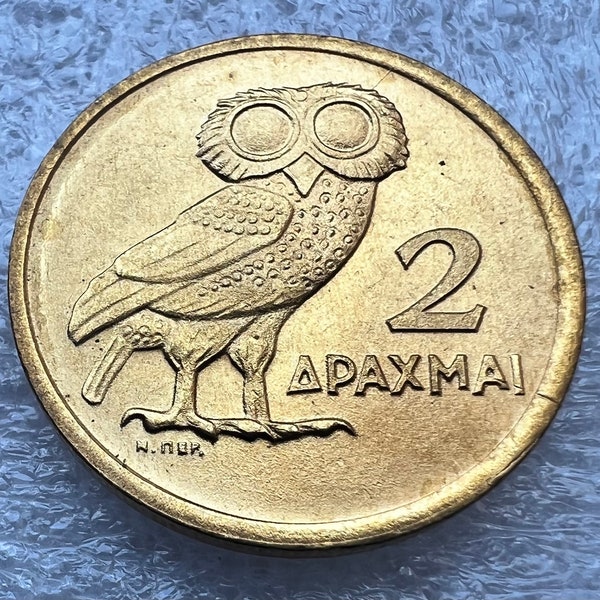 Greek Owl Coin - Etsy