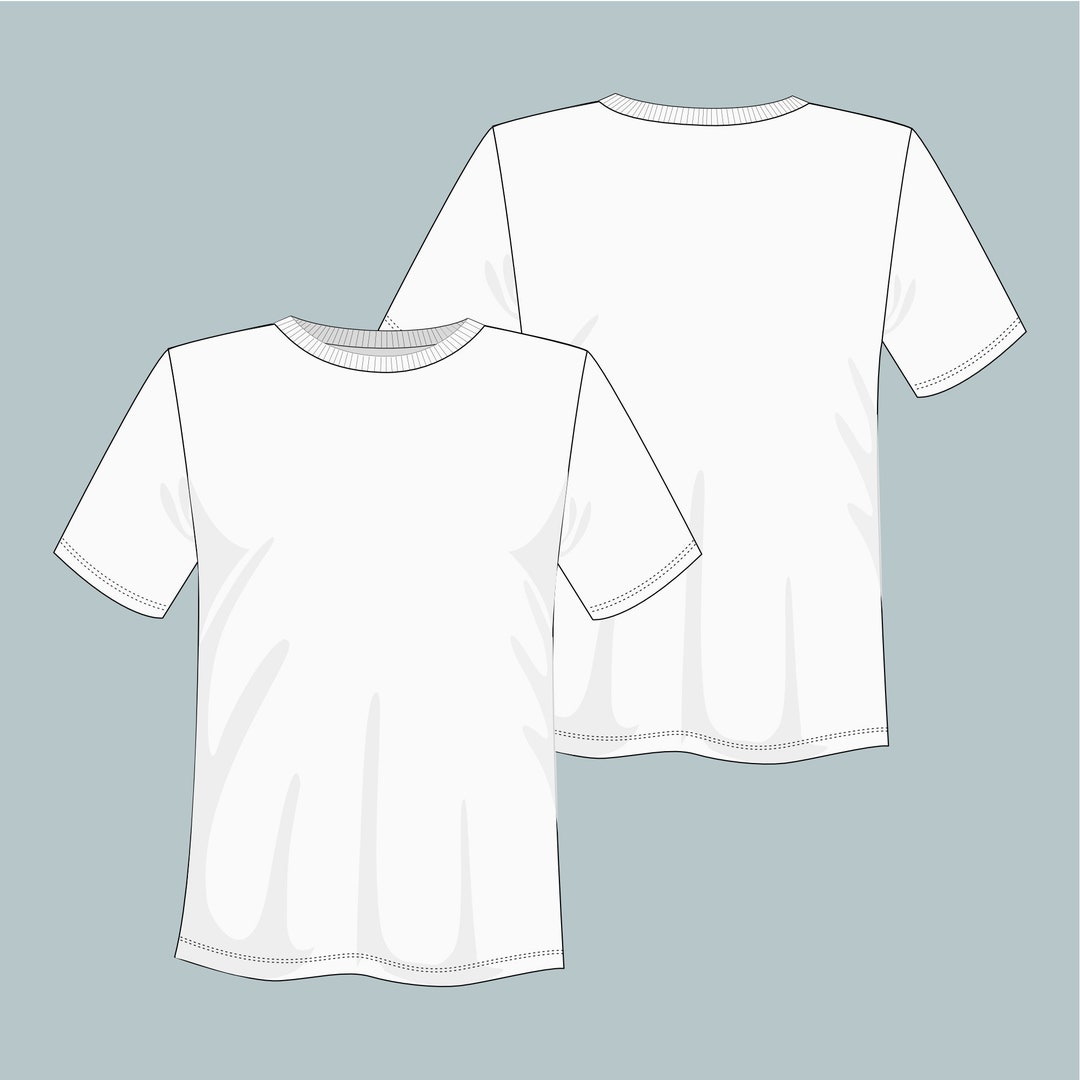 Pattern T-shirt for Men Sewing Pattern PDF Digital Pattern - Etsy