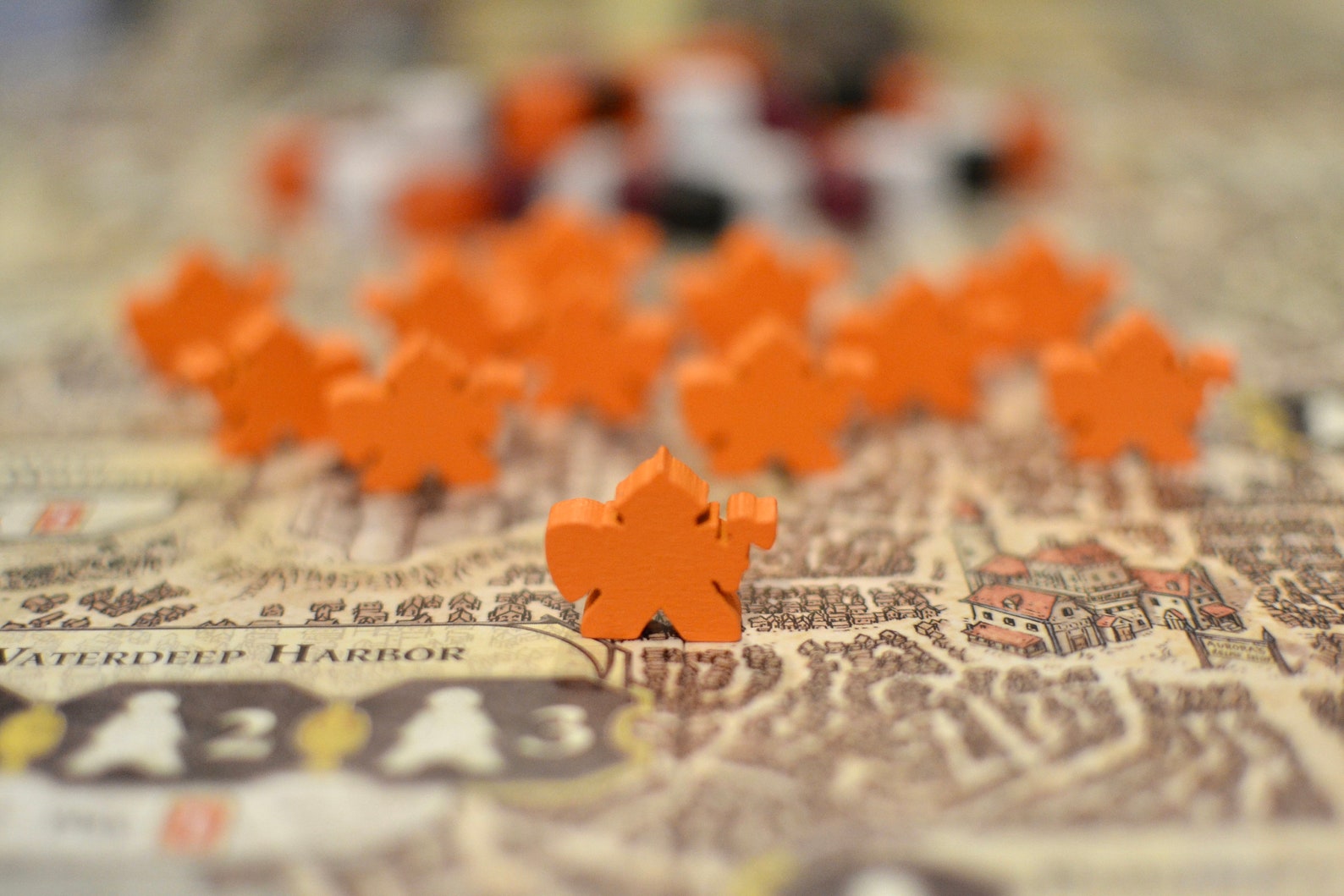 Set of 100 Custom Wooden Meeples for Lords of Waterdeep the Board Game ...