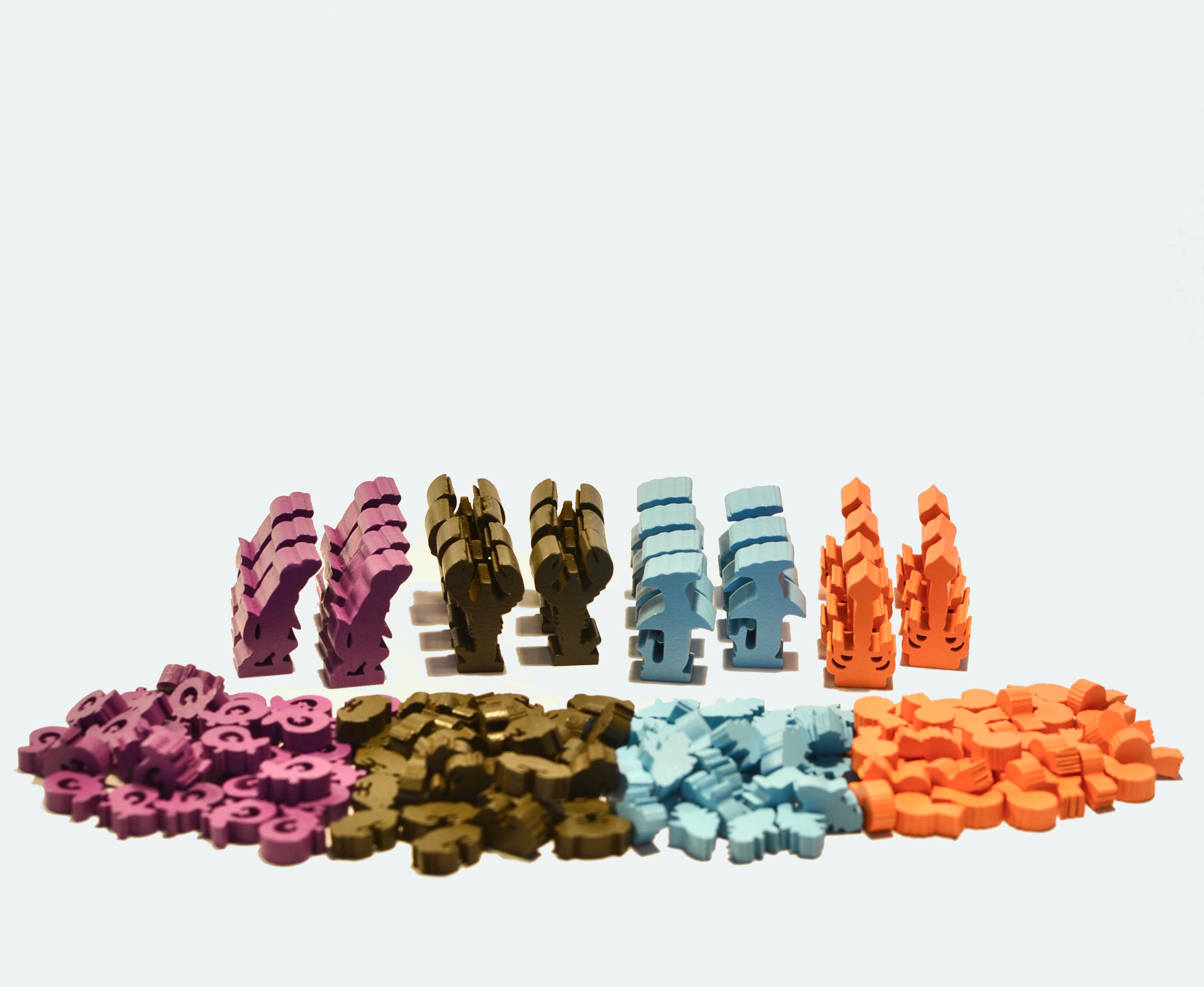 Dominant Species Marine Wooden Meeples and Tokens | Full Set of 172 - Etsy