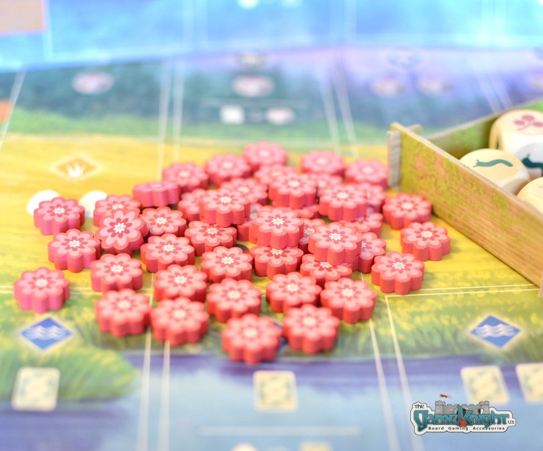 Wingspan Wooden, Printed Nectar Tokens Foroceania Expansion | Resources ...