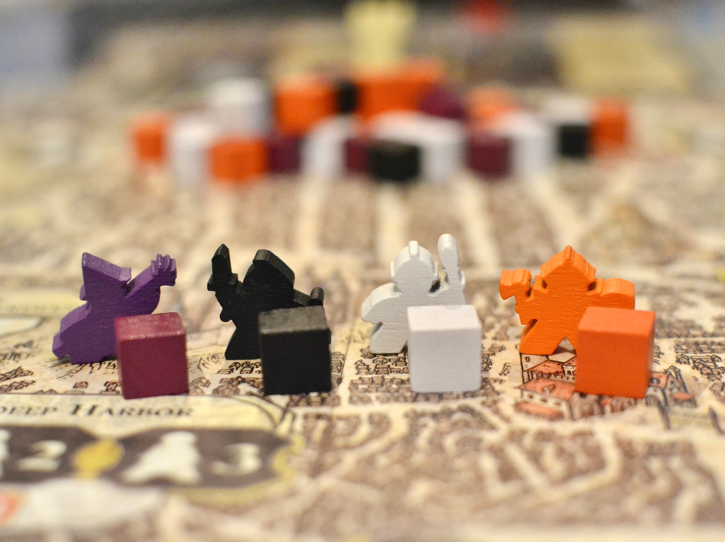 Set of 100 Custom Wooden Meeples for Lords of Waterdeep the - Etsy UK