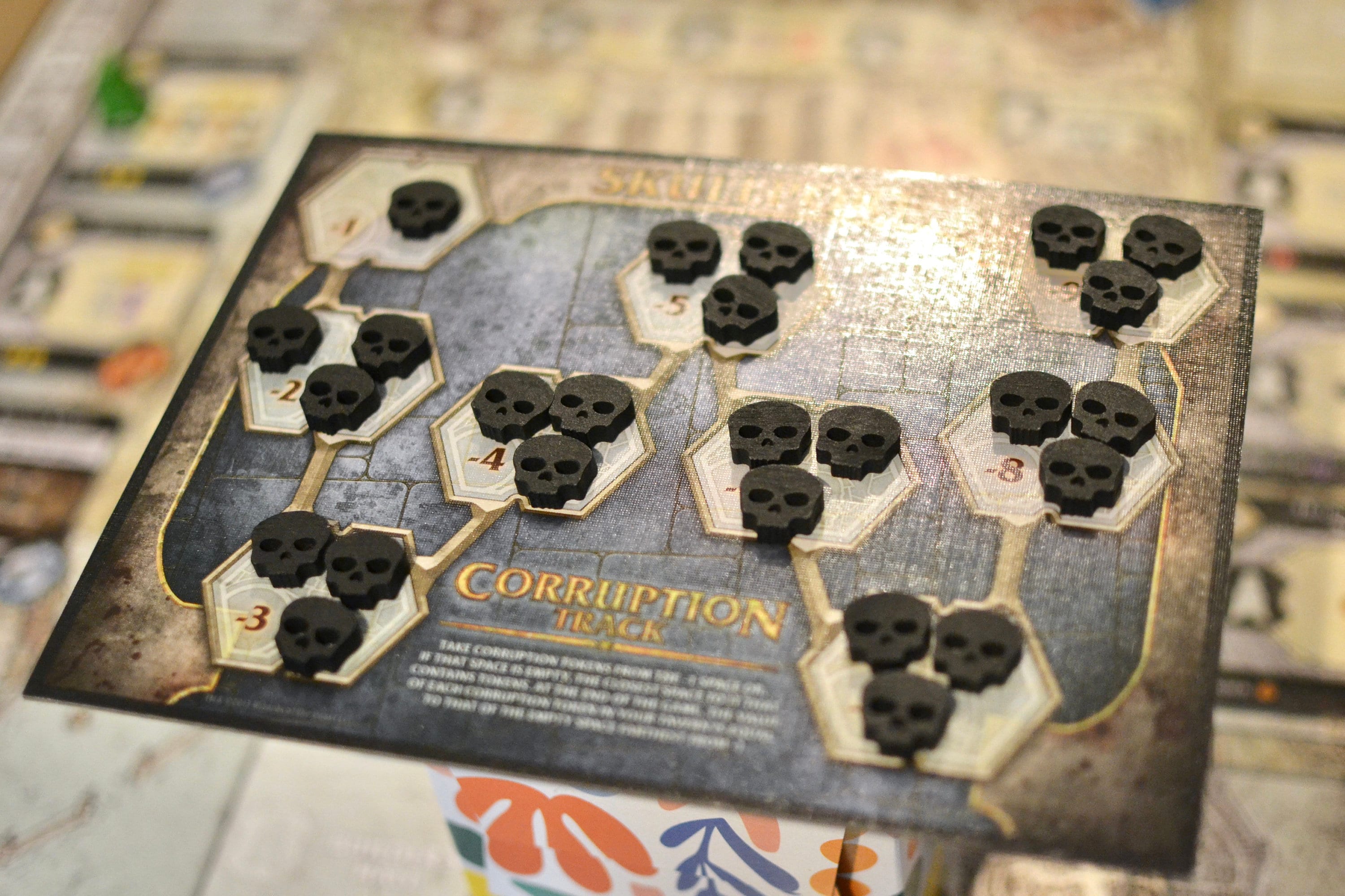 Custom Wooden Mini Black Skull Tokens for Board Games Hit | Etsy UK