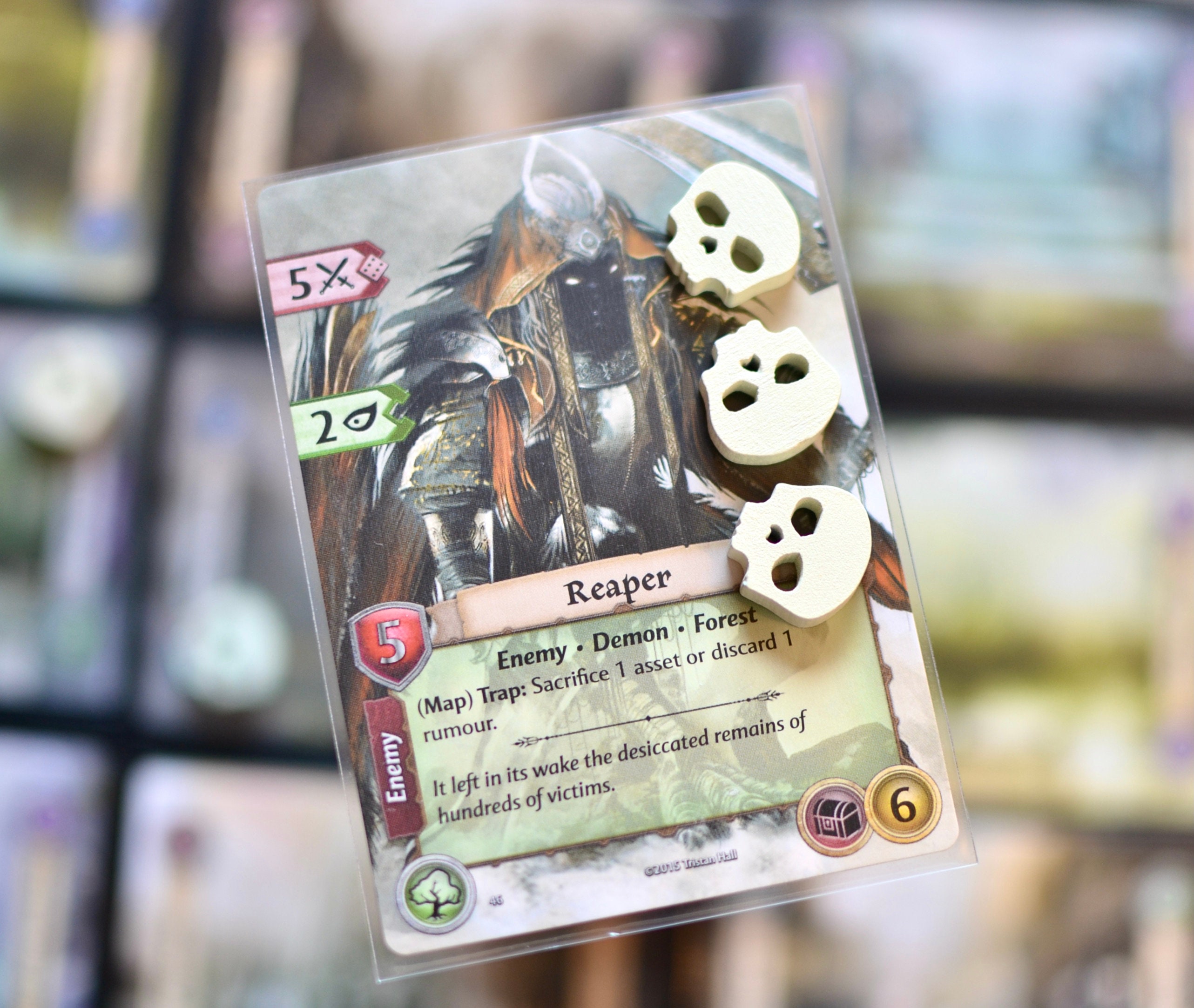 Custom Wooden Mini White Skull Tokens for Board Games Hit - Etsy