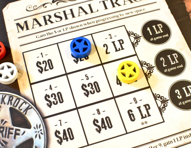 Western Legends Board Games Tokens & Meeples Wooden Upgrades - Etsy