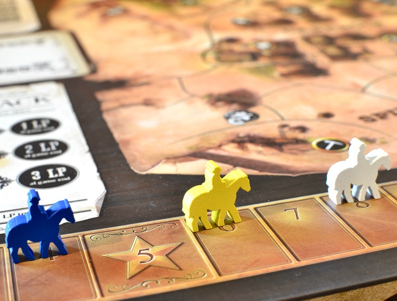 Western Legends Board Games Tokens & Meeples Wooden Upgrades - Etsy