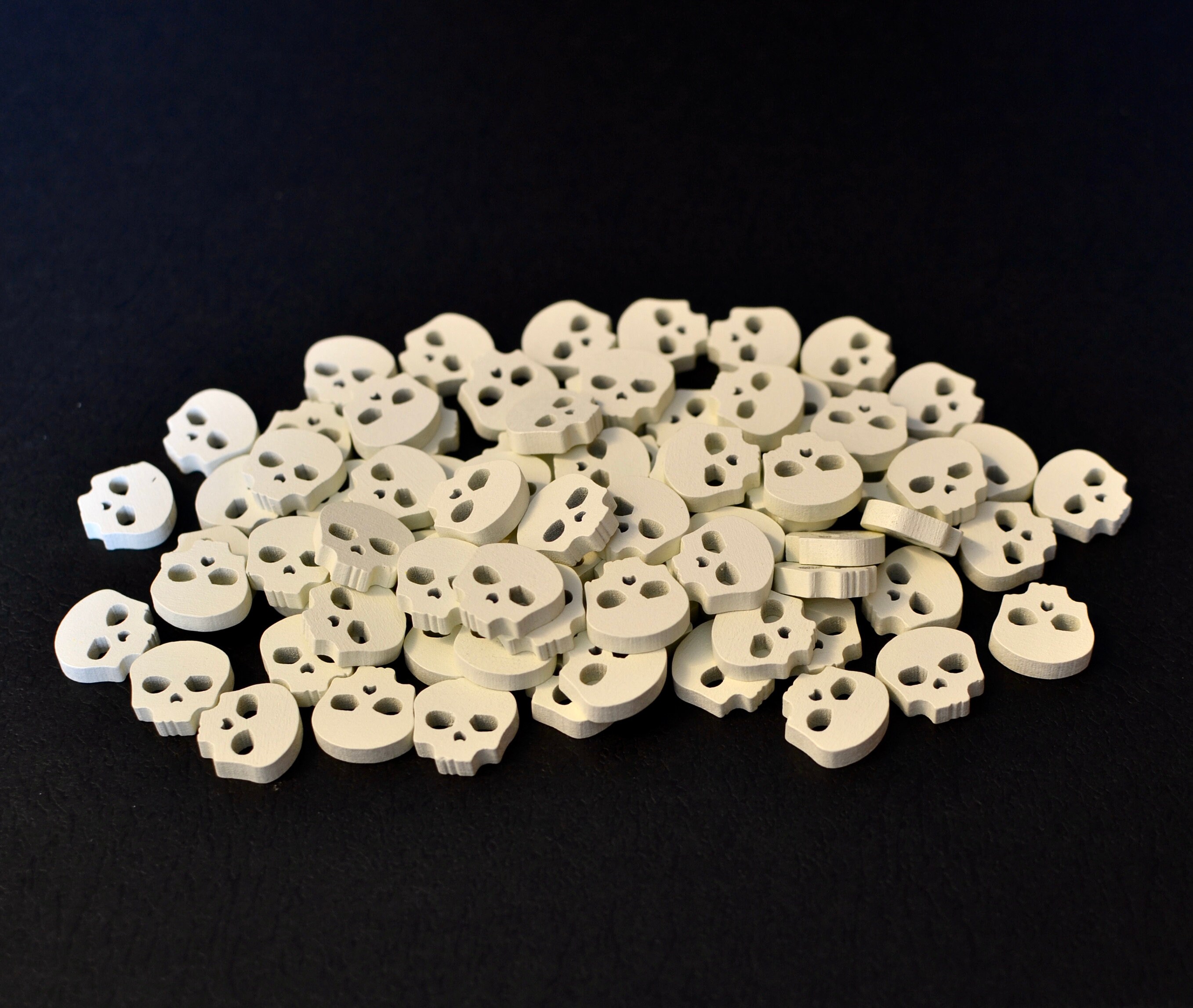 Custom Wooden Mini White Skull Tokens for Board Games Hit - Etsy