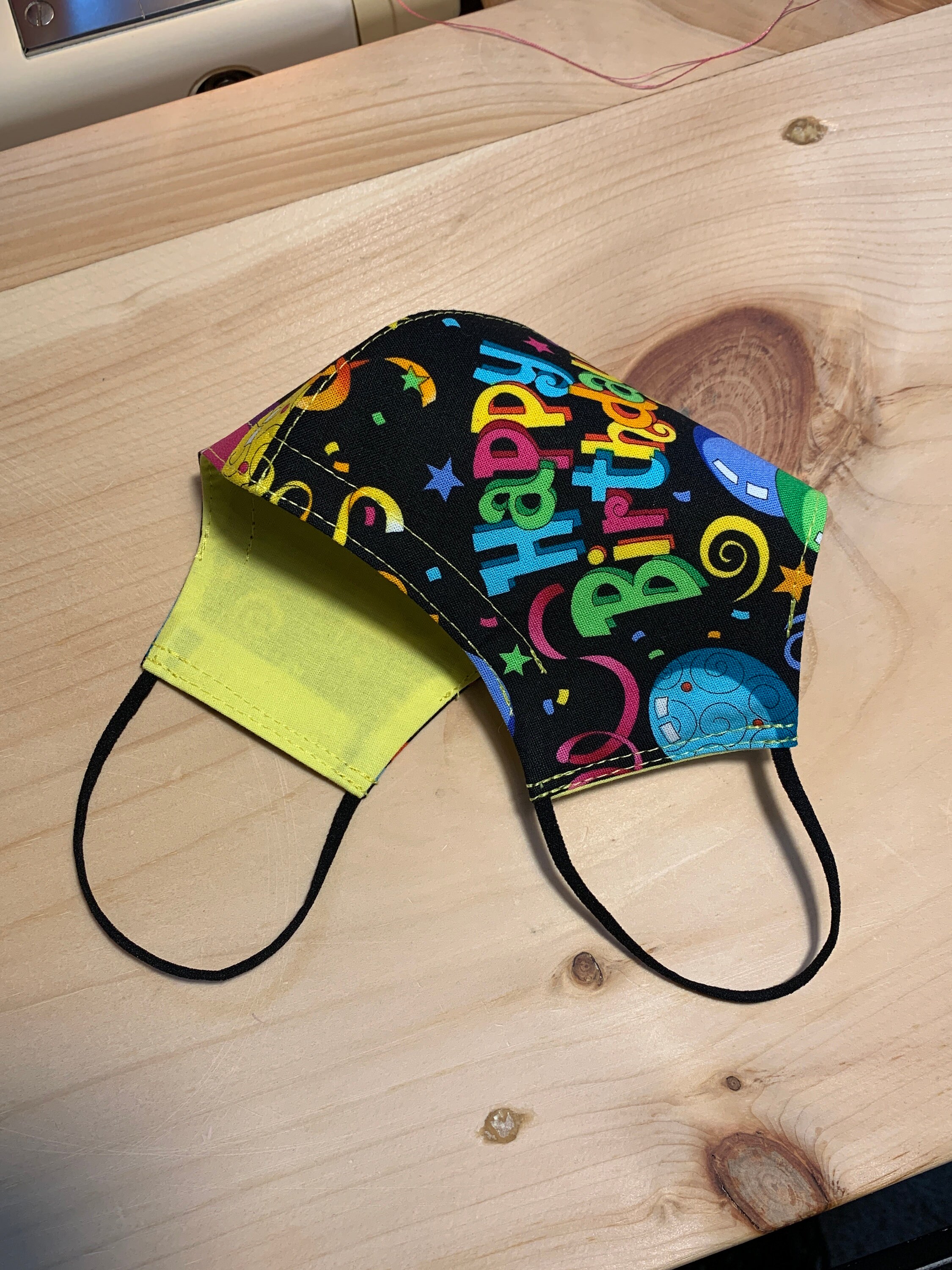 Happy Birthday Face Mask - Etsy