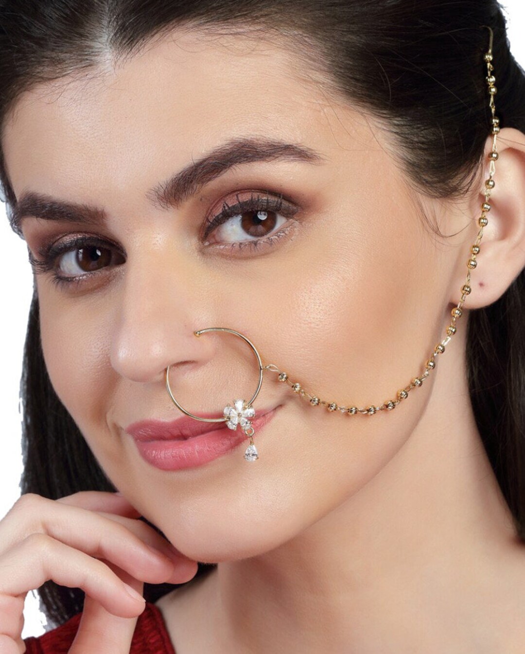 Bridal Nose Ring Kiara Advani Jewelry Indian Bridal Jewelry Ad Jewelry