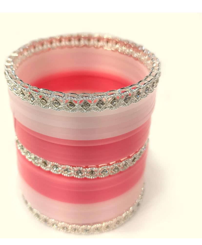 Kiara Advani Pink Choora Set Wedding Bangles Choora Bangles Bridal ...