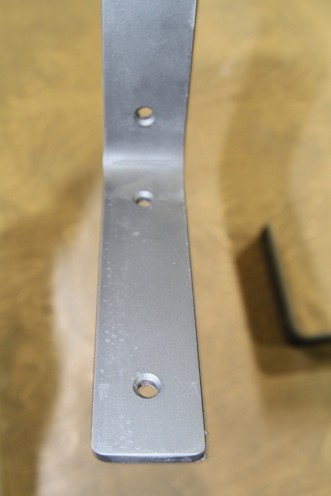 1.5 Wide Square Live Edge Shelf Bracket - Etsy Canada