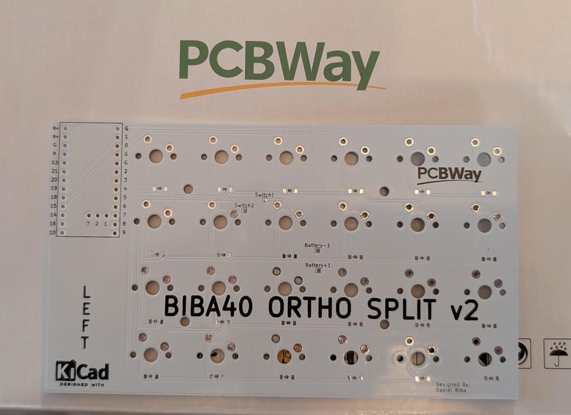 Custom Biba40 Split Mechanical Keyboard – 40% Wireless Keyboard With ...