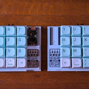 Custom Biba40 Split Mechanical Keyboard – 40% Wireless Keyboard With ...