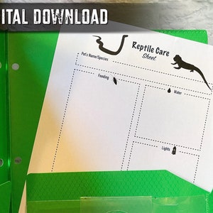 Digital Download Pet Cheat Sheet - Etsy