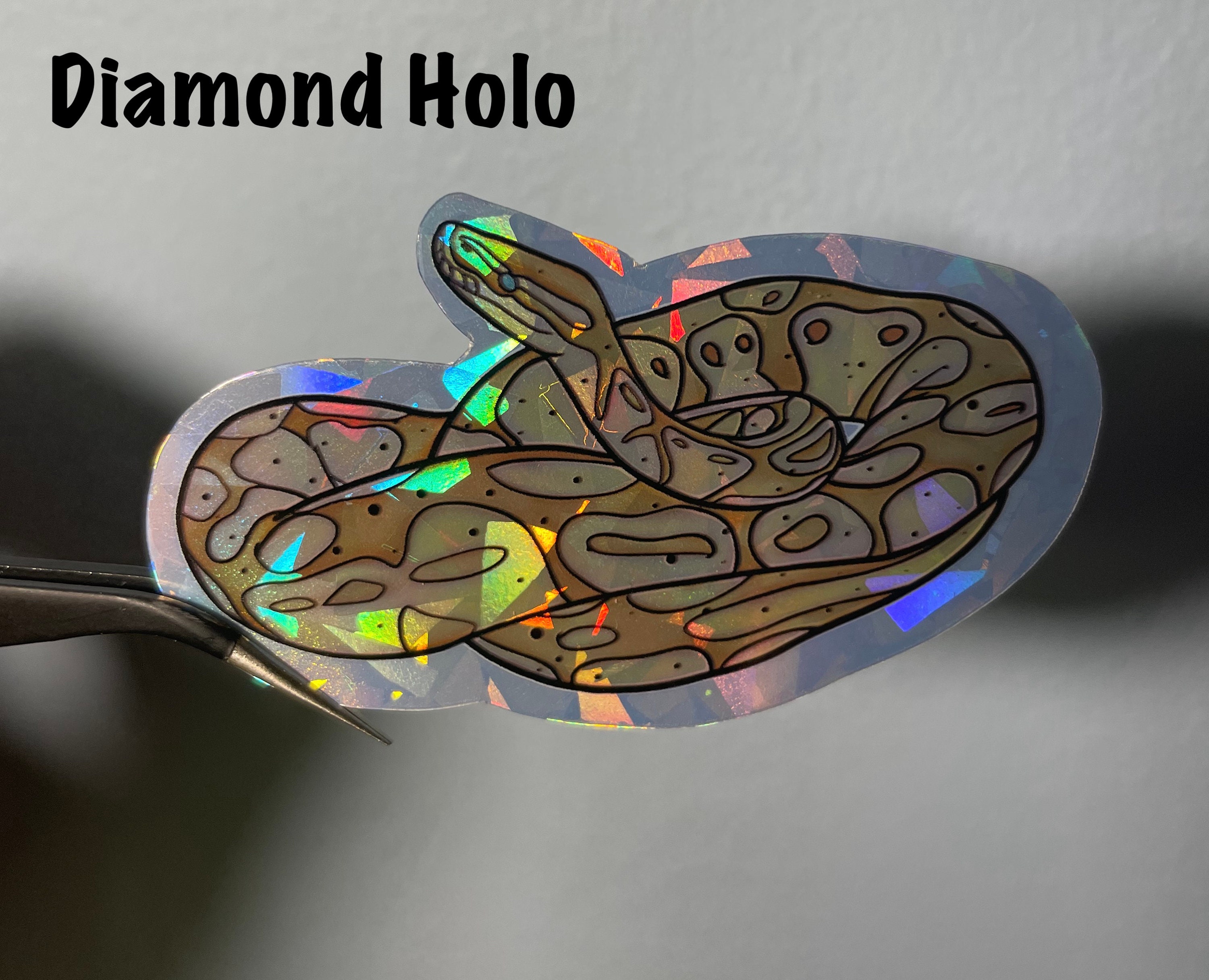Holographic Banana Ball Python Sticker - Etsy