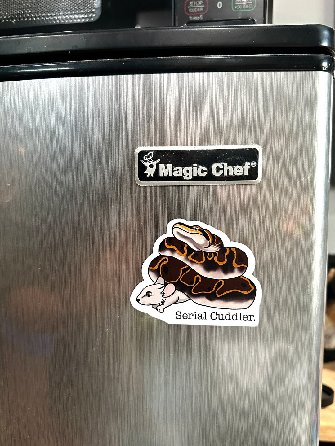 Ball Python Magnet | Serial Cuddler - Etsy