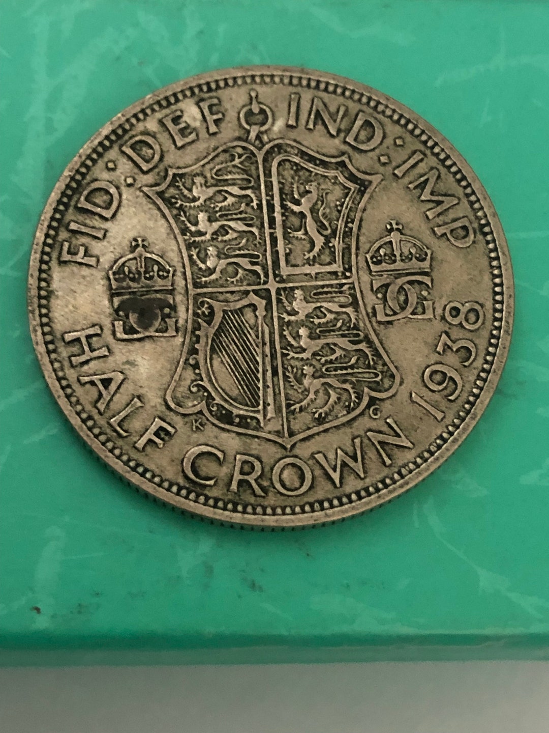 1938 George VI Silver Half-crown Coin - Etsy