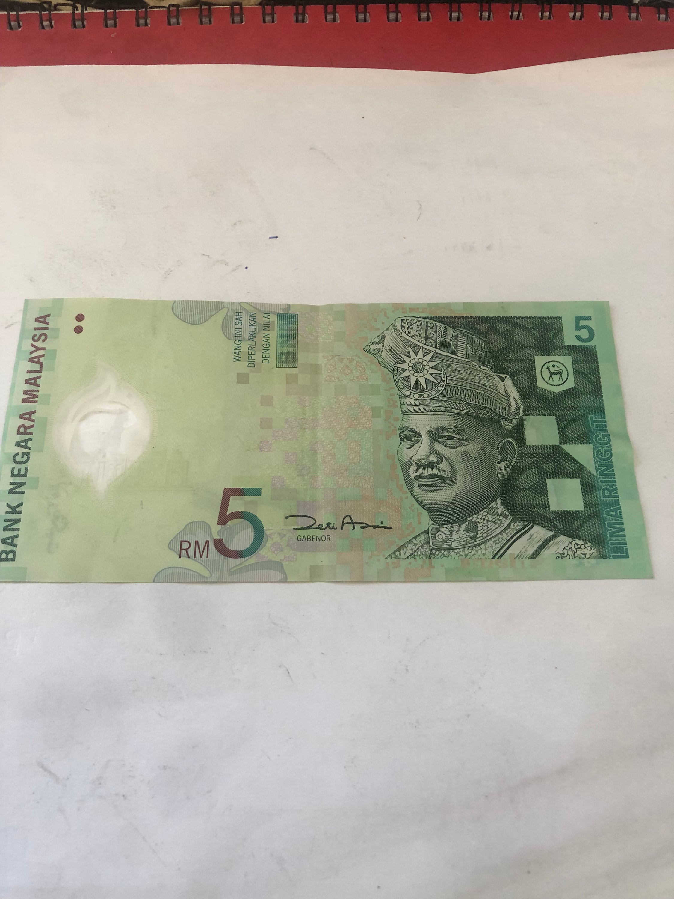 Five Ringgit Bank of Negara Malaysia Notes - Etsy