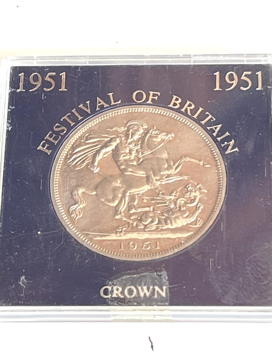 1951 Festival of Britain Crown Coin Cased Uncirculated - Etsy