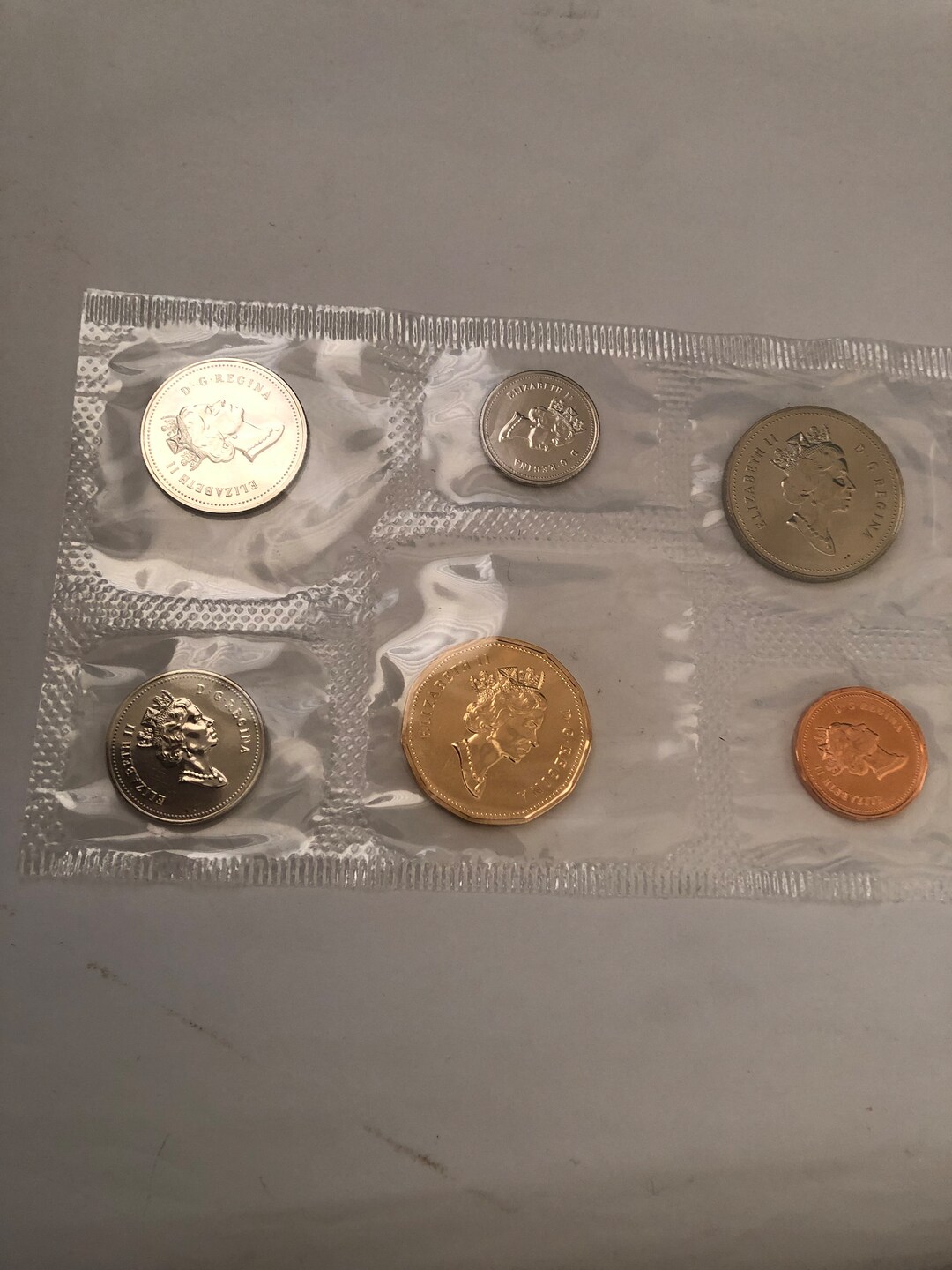 1992 Set of 6 Canadian Coins in Sealed Wallet - Etsy