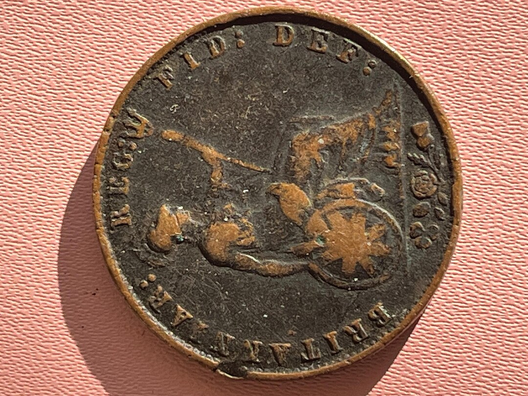 1858 Queen Victoria Copper Half Penny Coin - Etsy