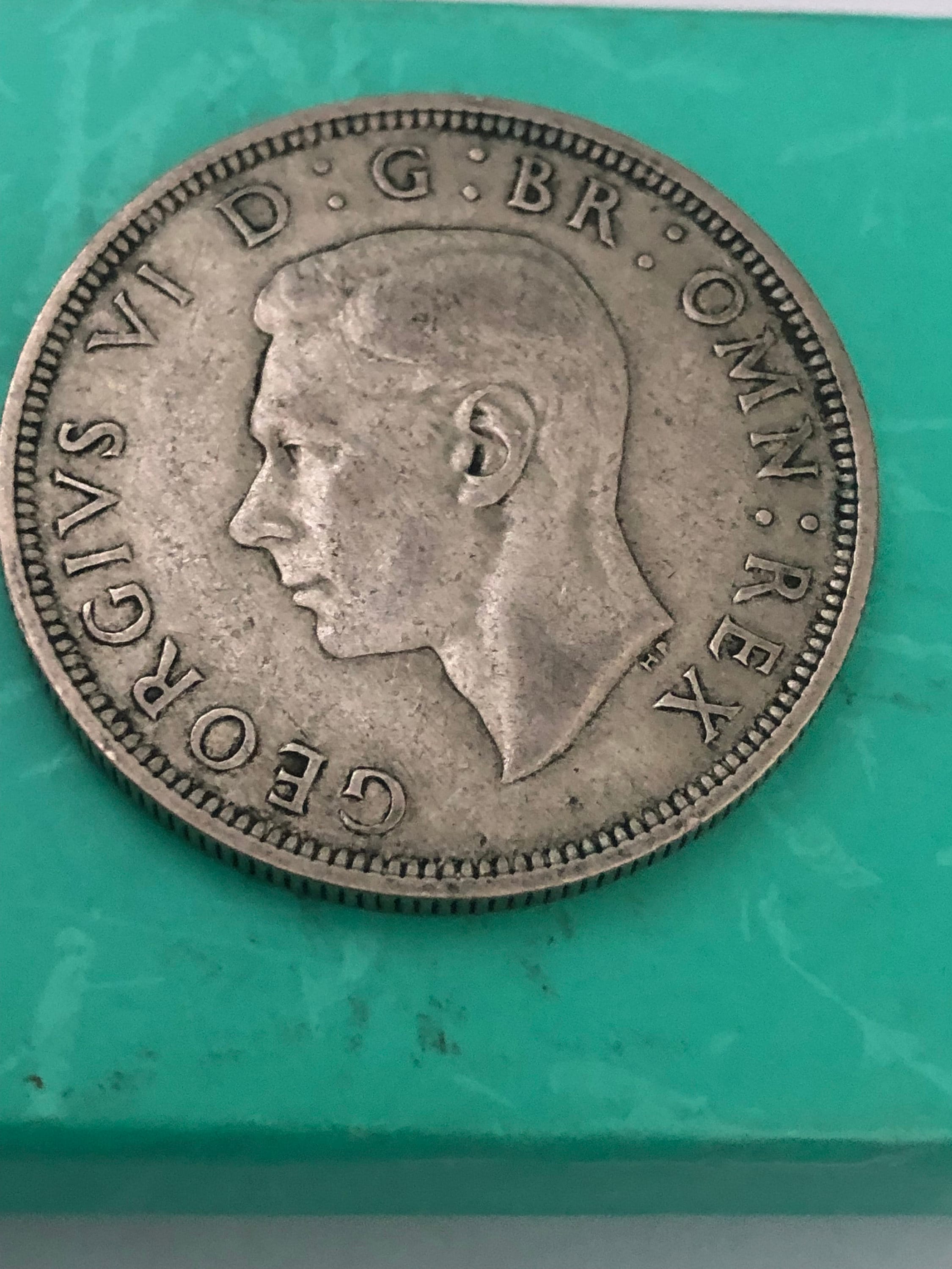 1938 George VI Silver Half-crown Coin - Etsy