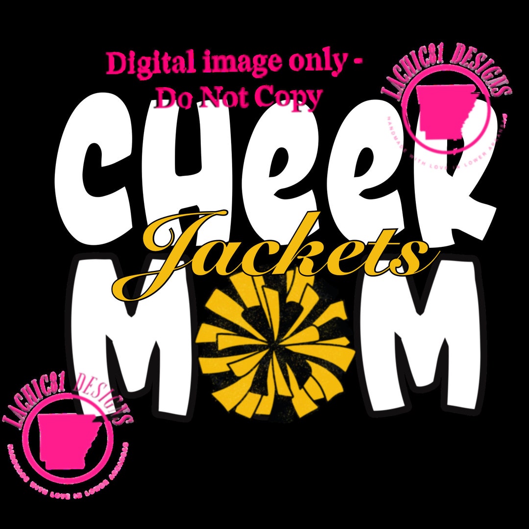 Jackets Cheer Mom Png, Digital Sublimation Design, Digital DTF Design ...