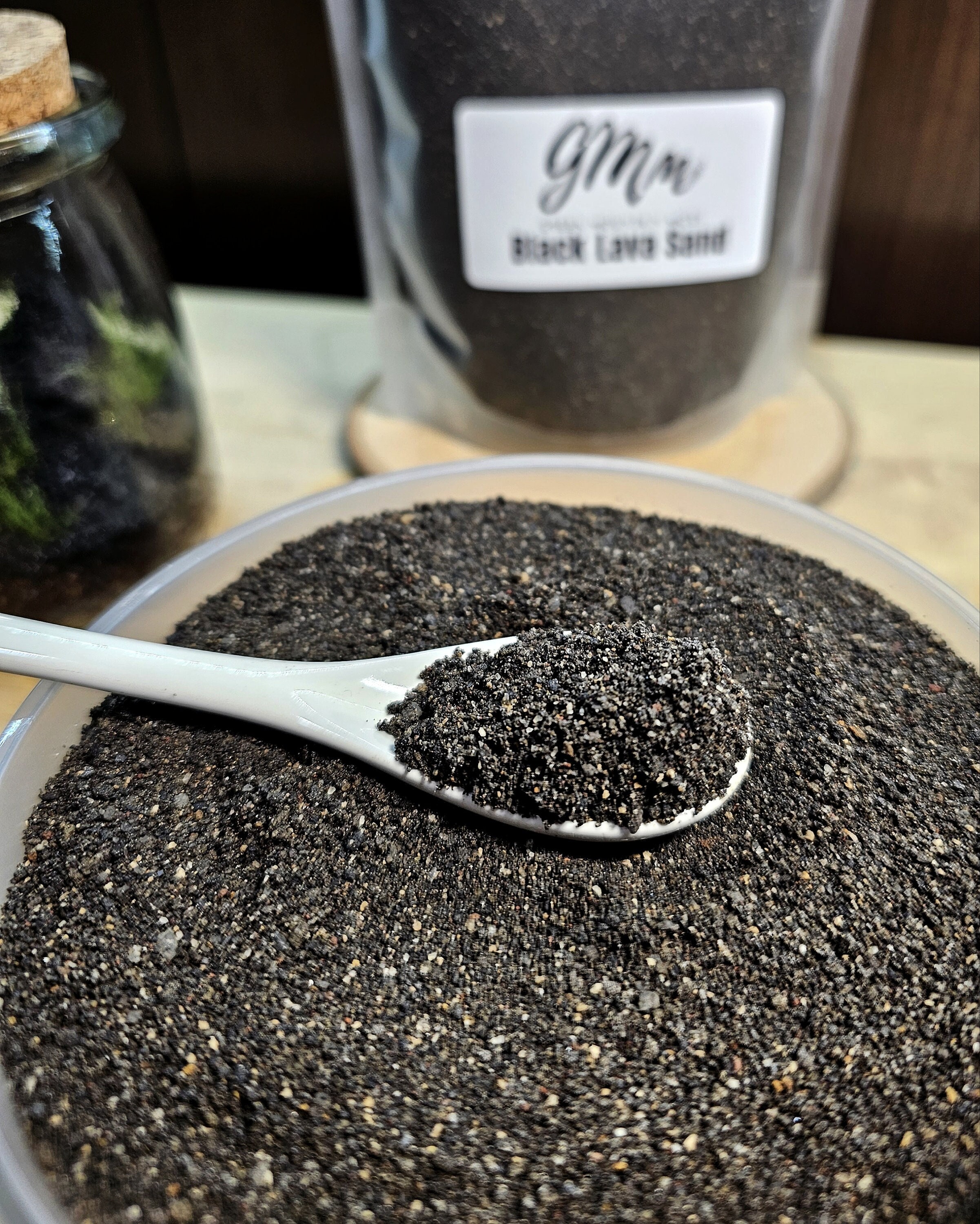 Black Lava Sand for Terrariums and Bonsai - Premium Lava Sand - Perfect ...