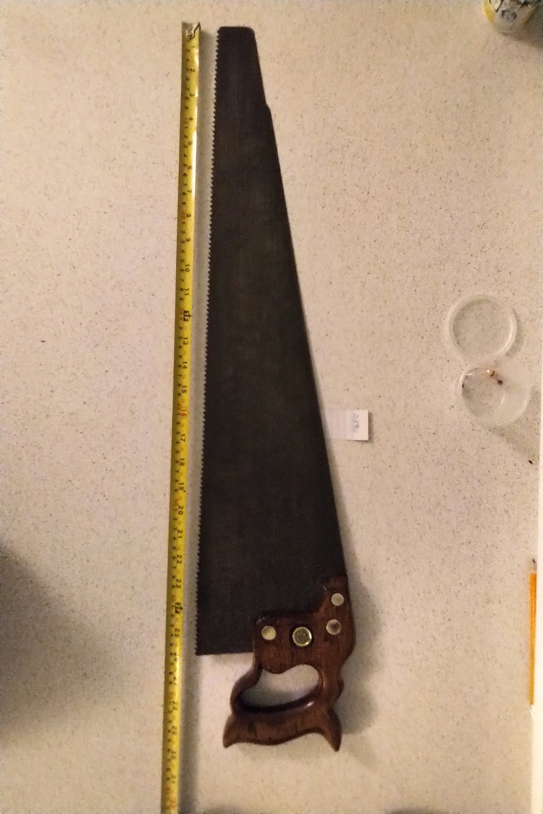 Very Early 26 X6tpi English Panel Saw/rip Saw in for Its Age Excellent ...