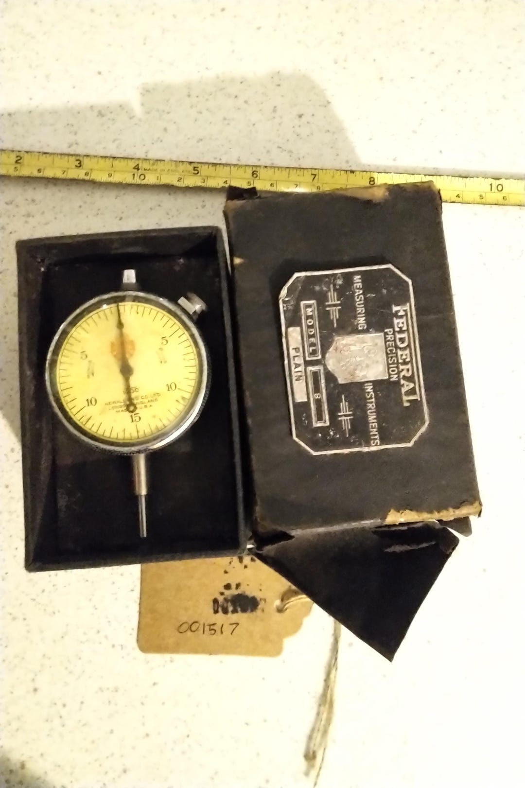 Deflection Gauge Model 8 With 2inch Dial and Original Box by Federal ...