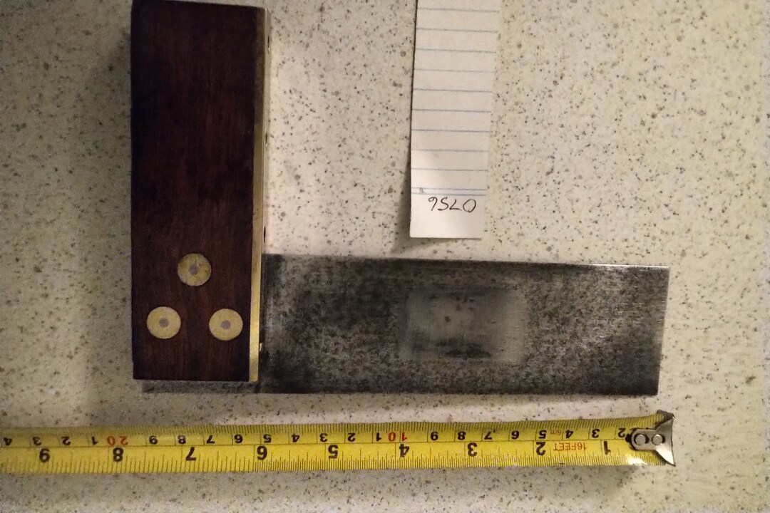 Marples Carpenters Try Square in Exceptional Condition, Cleaned Re ...