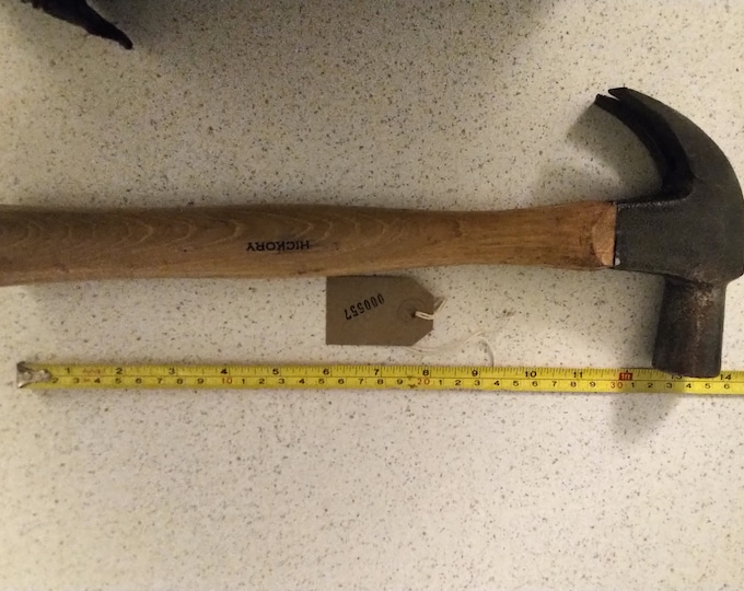 Heavy Duty Claw Hammer With Brand New Hickory Shaft. Refinished in ...