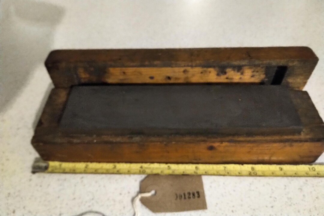 Oilstone in Wooden Box. Lapped and Ready for Use. 001283 - Etsy