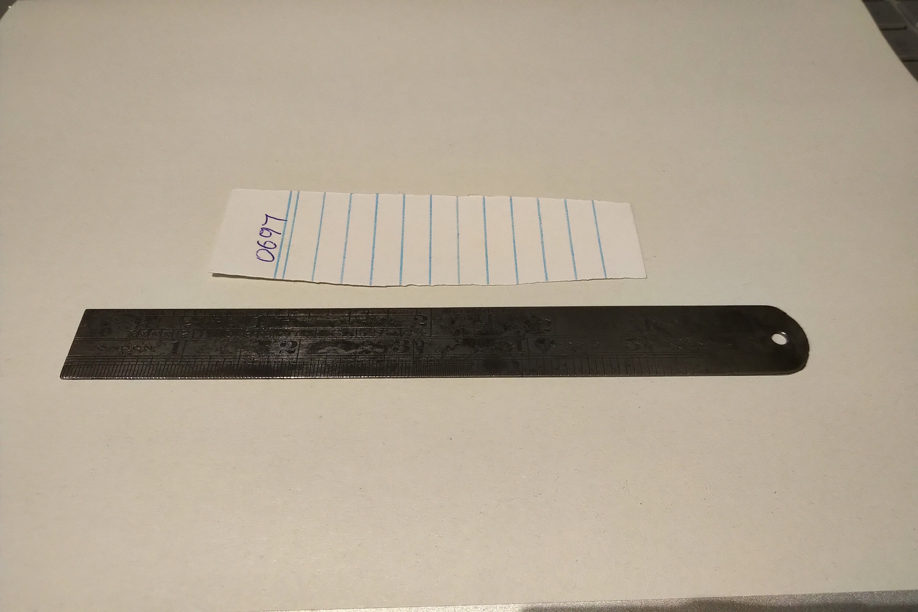 Unusual 6 Steel Ruler no 32D by Chesterman Showing - Etsy