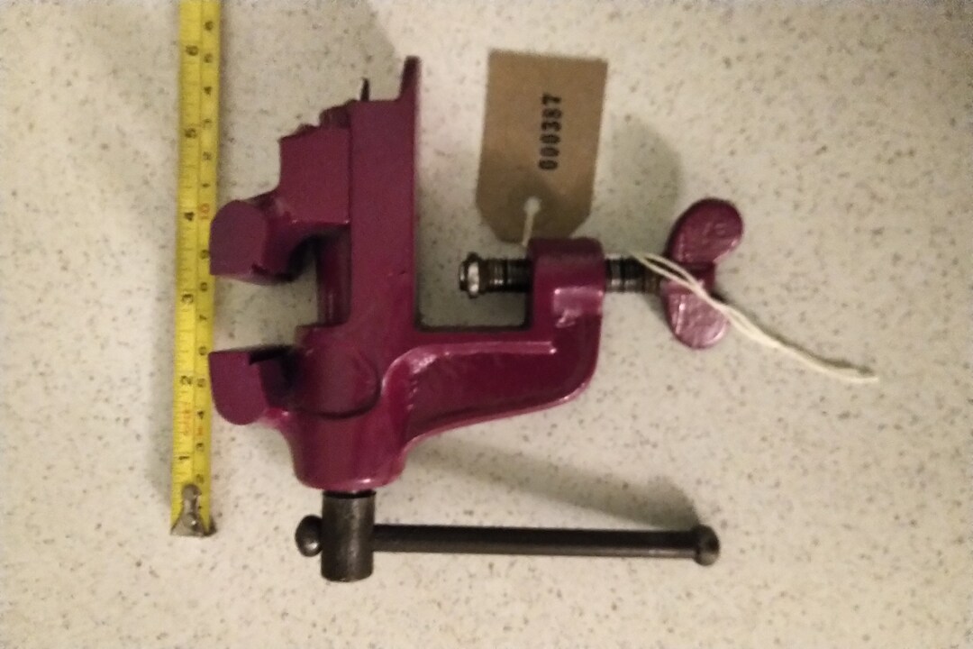 Small Desktop Vice in Good Condition and Painted PINK. You - Etsy