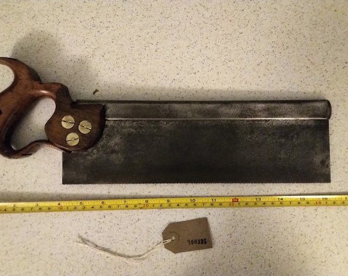 Very Early Steel Backed Tenon Saw/back Saw by Richard Melhuish of ...