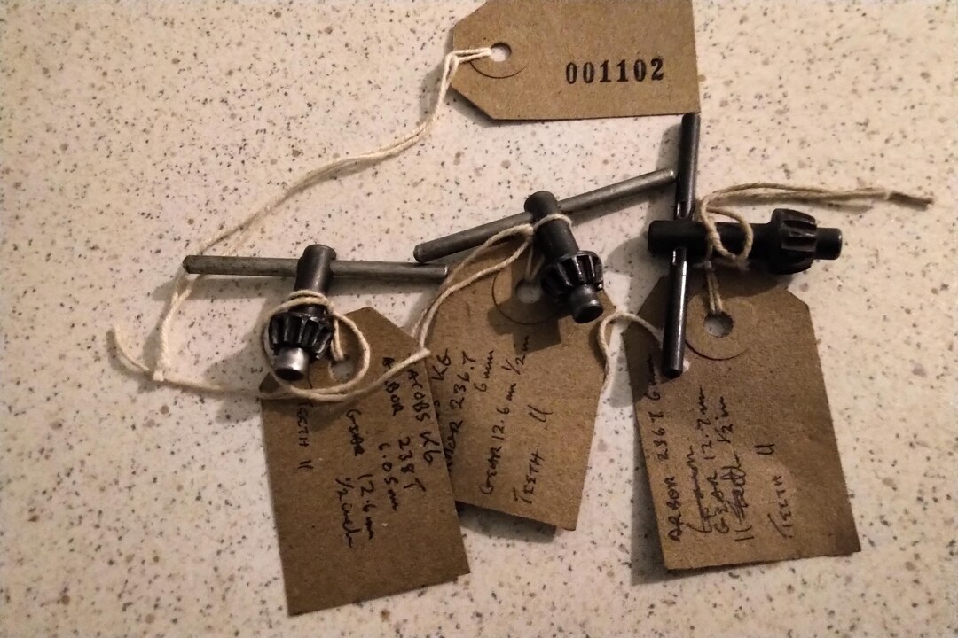 Jacobs Chuck Keys Size Kg New Old Stock or Barely Used. Cleaned and ...